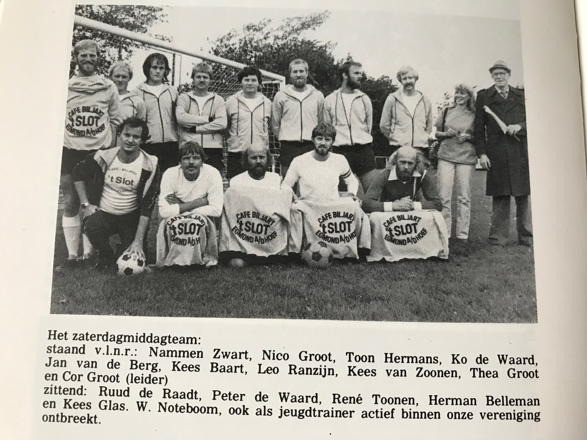 Er is een Zeevogel overleden; Nico Groot | V.V. Zeevogels